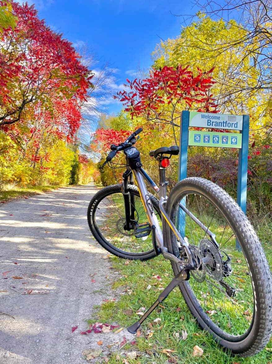 A Fall Colour Bike Ride on the TH&B Rail Trail – Uncommonly Grand