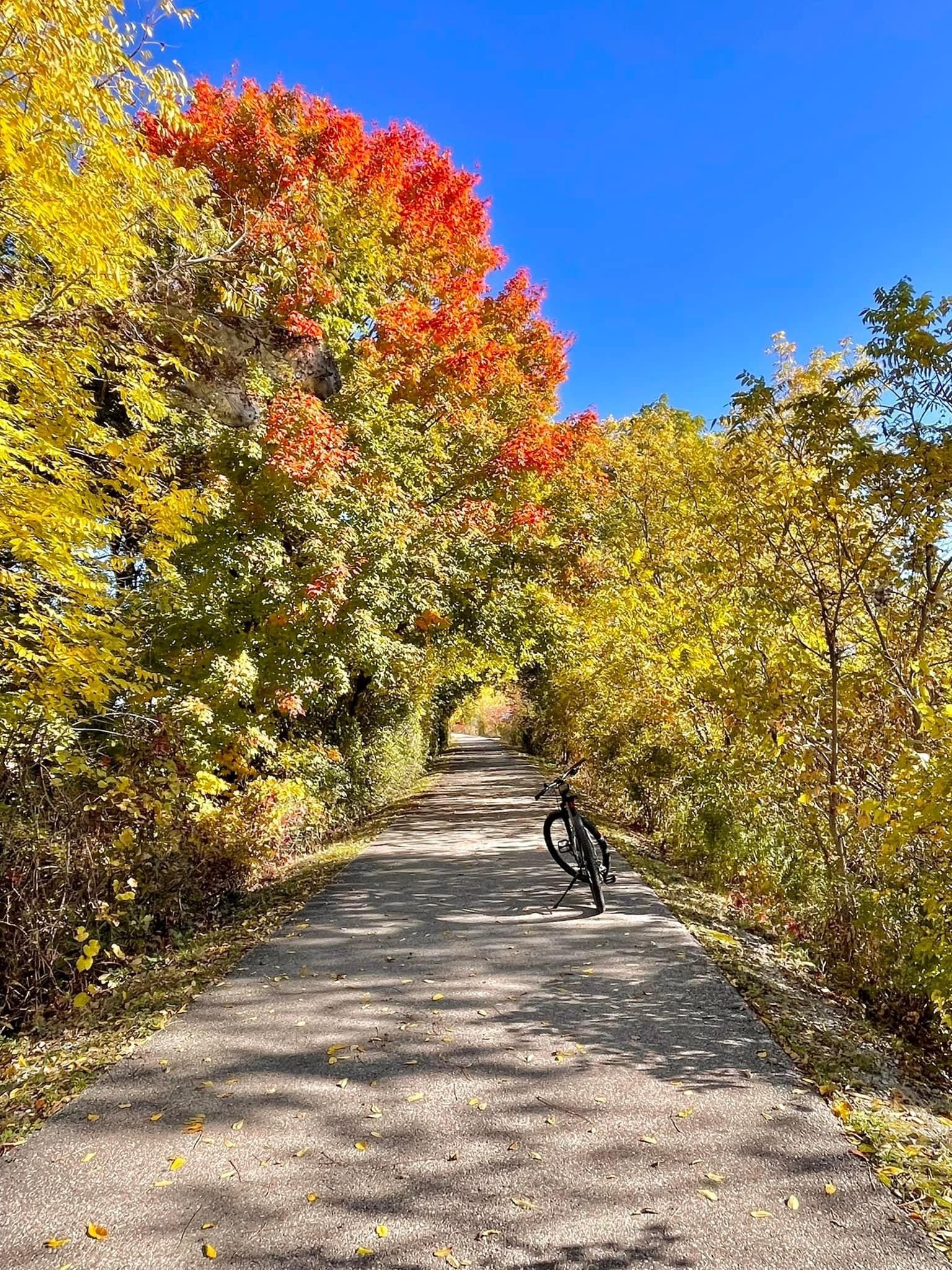A Fall Colour Bike Ride on the TH&B Rail Trail – Uncommonly Grand